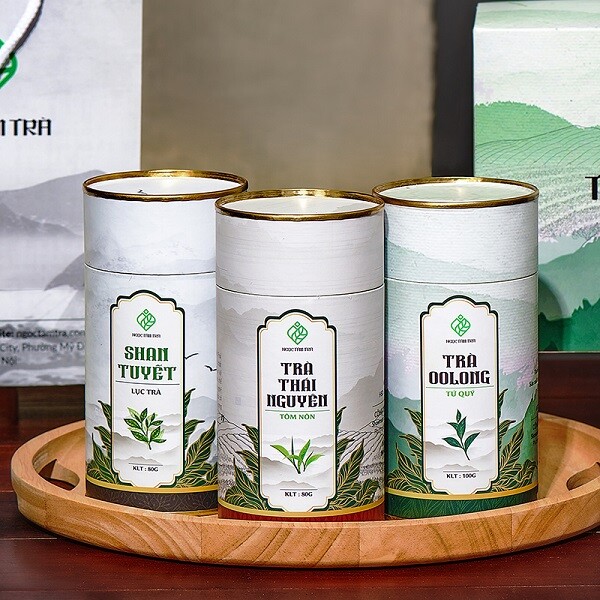 Hộp Quà Trà Tinh Tế Trà Việt Mini - Quà Tặng Ngọc Tâm Trà